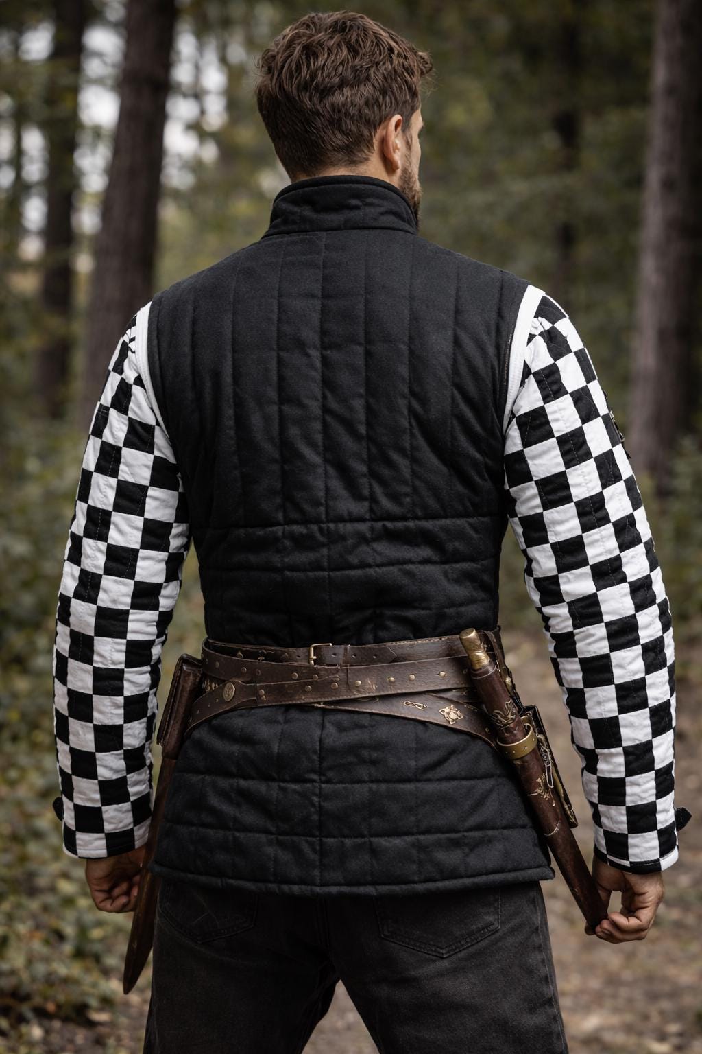 Medieval Gambeson Quilted Light Padded Costumes LARP, SCA, HEMA ...