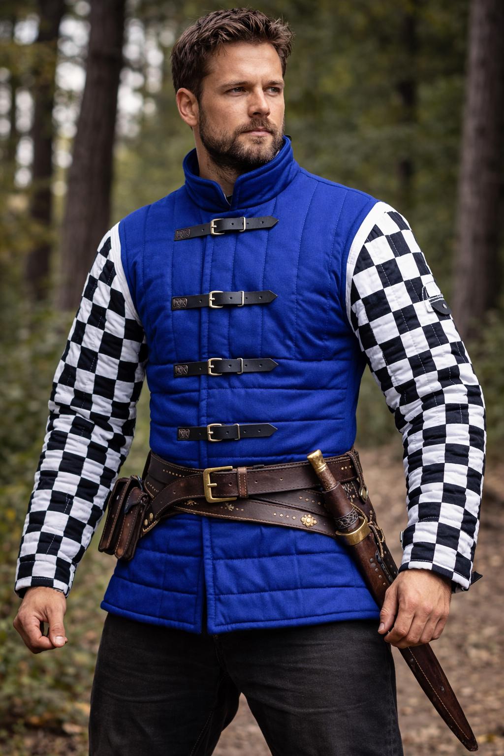 Medieval Gambeson Quilted Light Padded Costumes LARP, SCA, HEMA ...