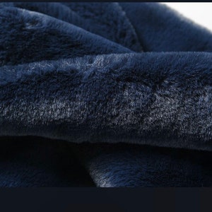 Navy Blue Fluffy Snood Snood Ladies Snood Comfy Cosy | Etsy