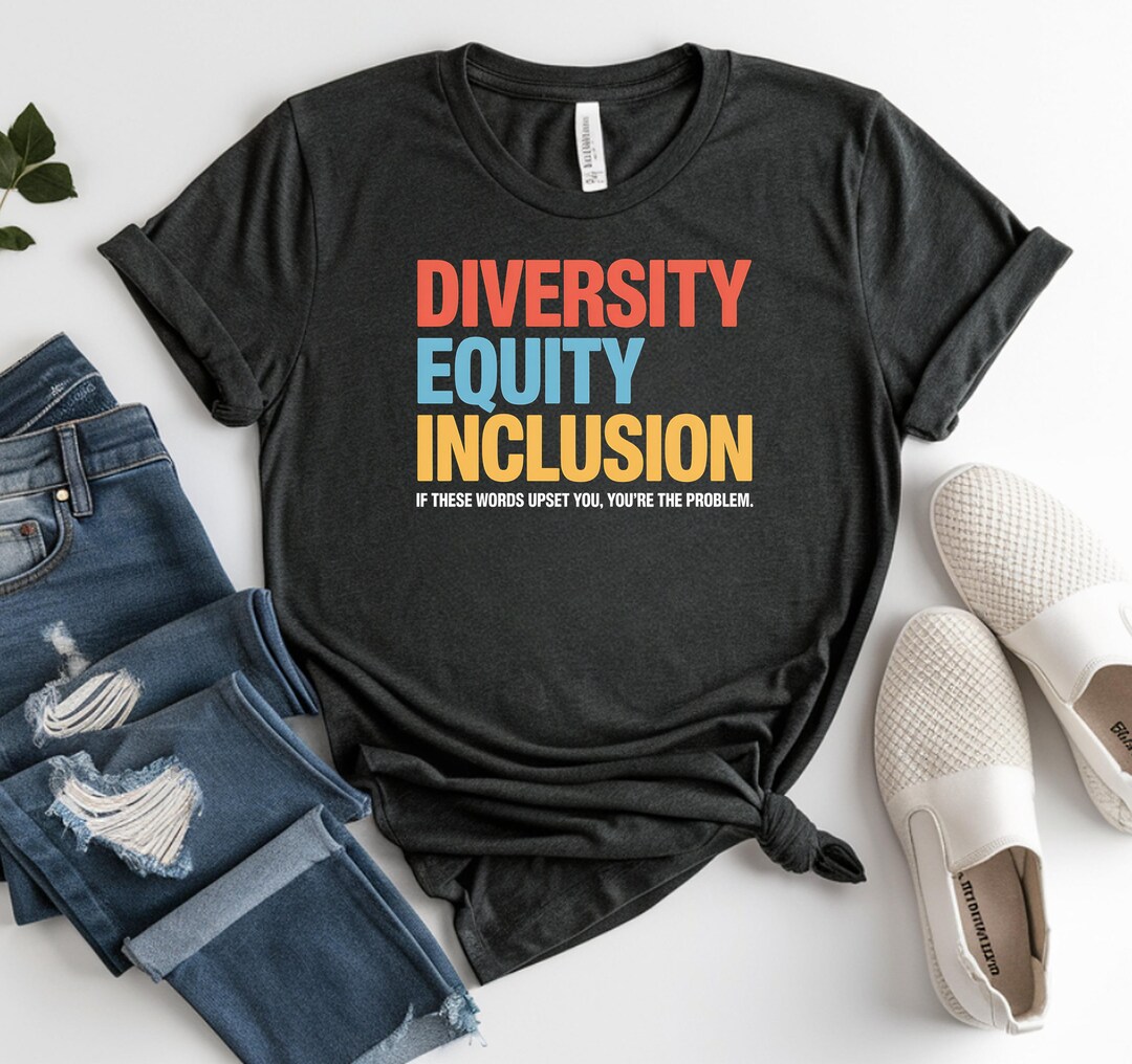 DEI Inclusion Graphic Tee | Diversity Equity Human Rights Gift ...