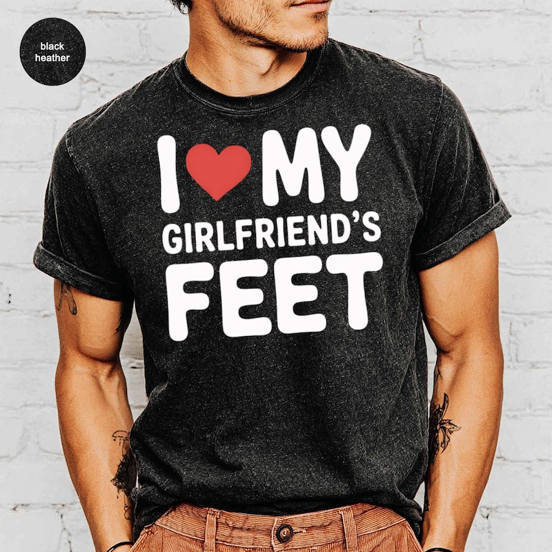 I Love Feet Tee - Etsy