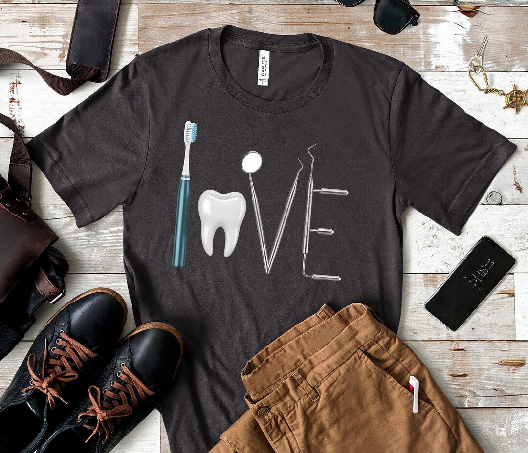 Dental Love T-shirts, Tooth Design T Shirts, Dentist T-shirts, Dental ...