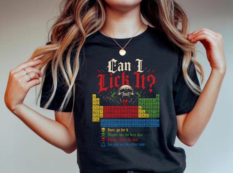Chemistry Teacher Shirt, Science Lab Gift, Periodic Table Skull Tee ...