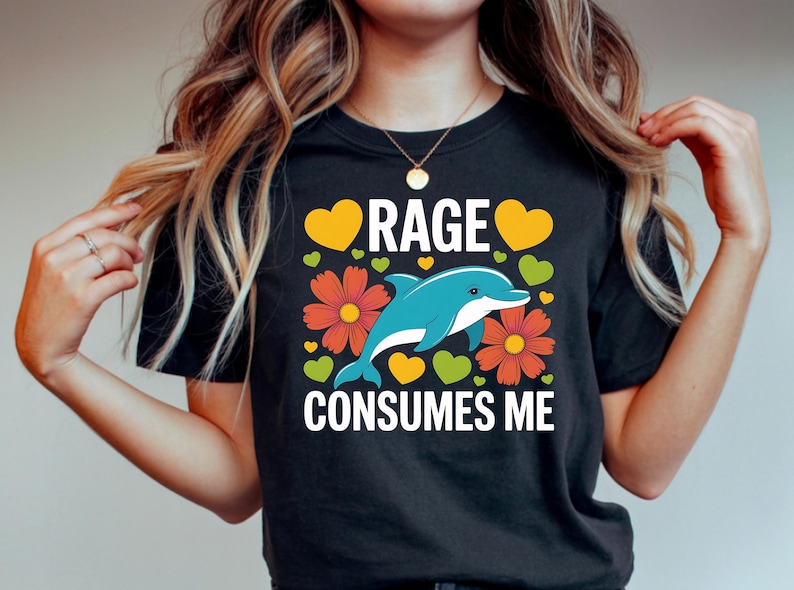 Sarcastic Dolphin Shirt | Unhinged Meme Tee | Weirdcore Aesthetic ...