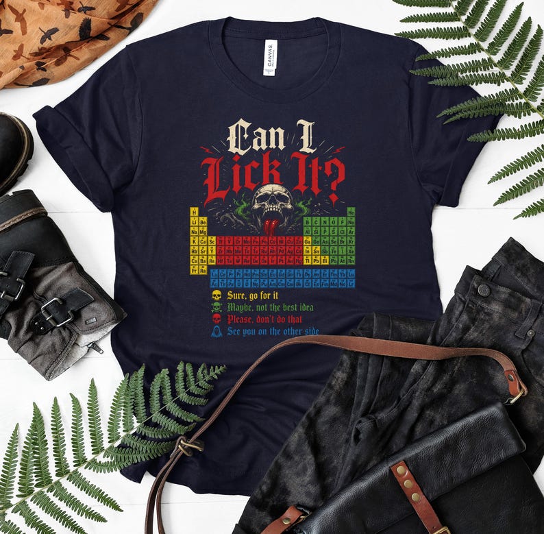 Chemistry Teacher Shirt, Science Lab Gift, Periodic Table Skull Tee ...