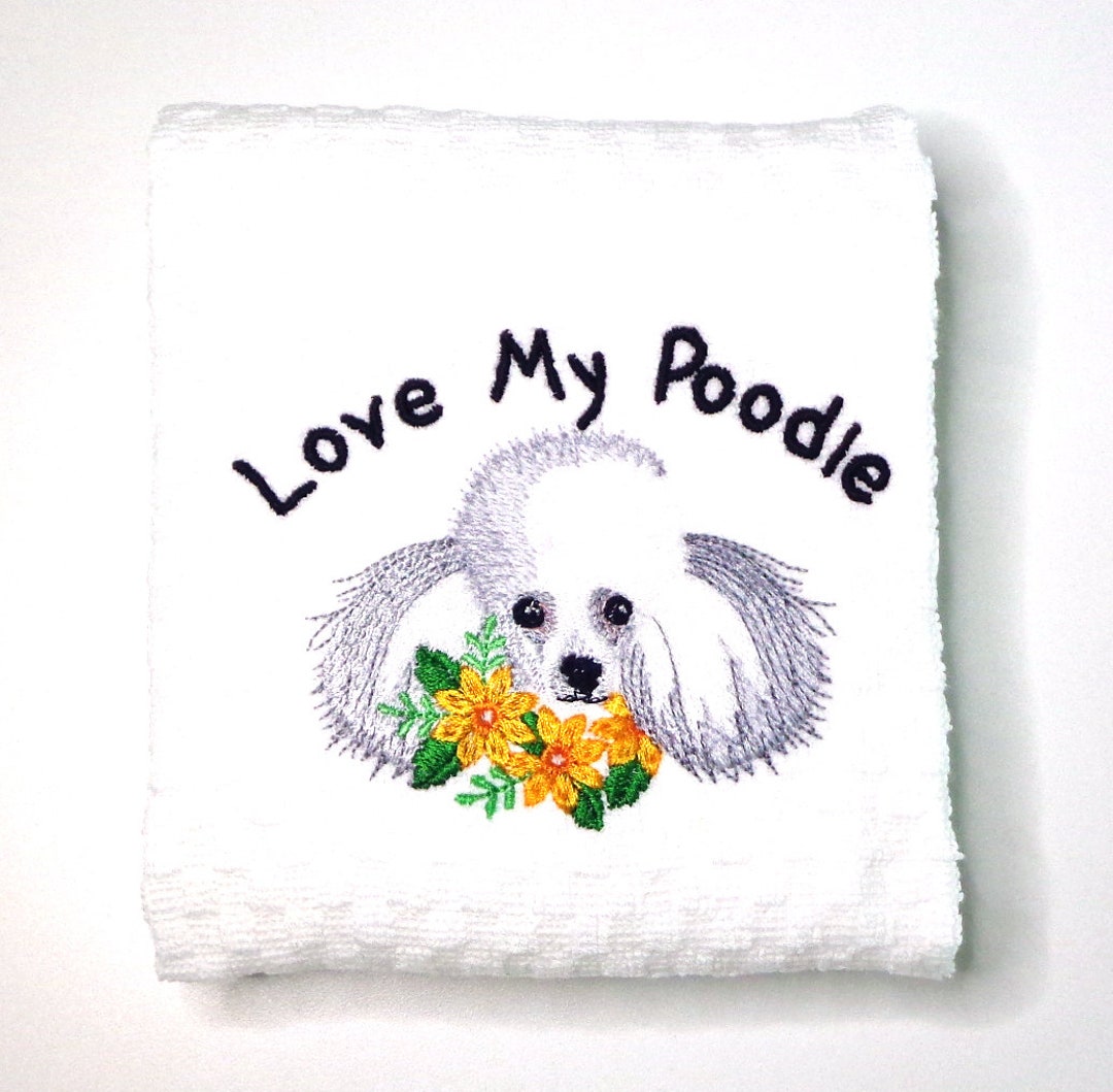 Poodle Gift, Poodle Kitchen Towel - Etsy