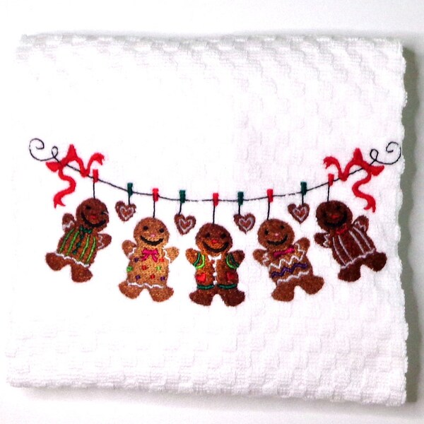 Gingerbread Towel - Etsy
