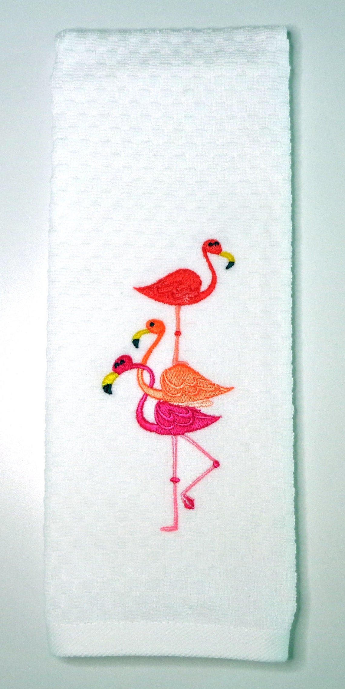 Flamingo Gift Flamingo Kitchen Towel Florida Decor | Etsy
