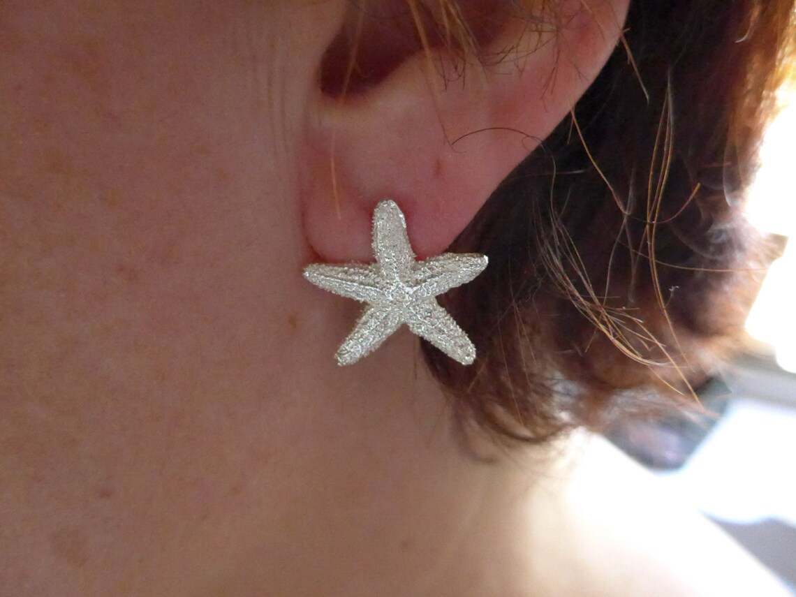 Boucles d'oreilles étoiles de mer - Etsy France