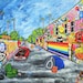 Los Angeles Alley (ORIGINAL ACRYLIC PAINTING) 8" X 10" by Mike Kraus ...
