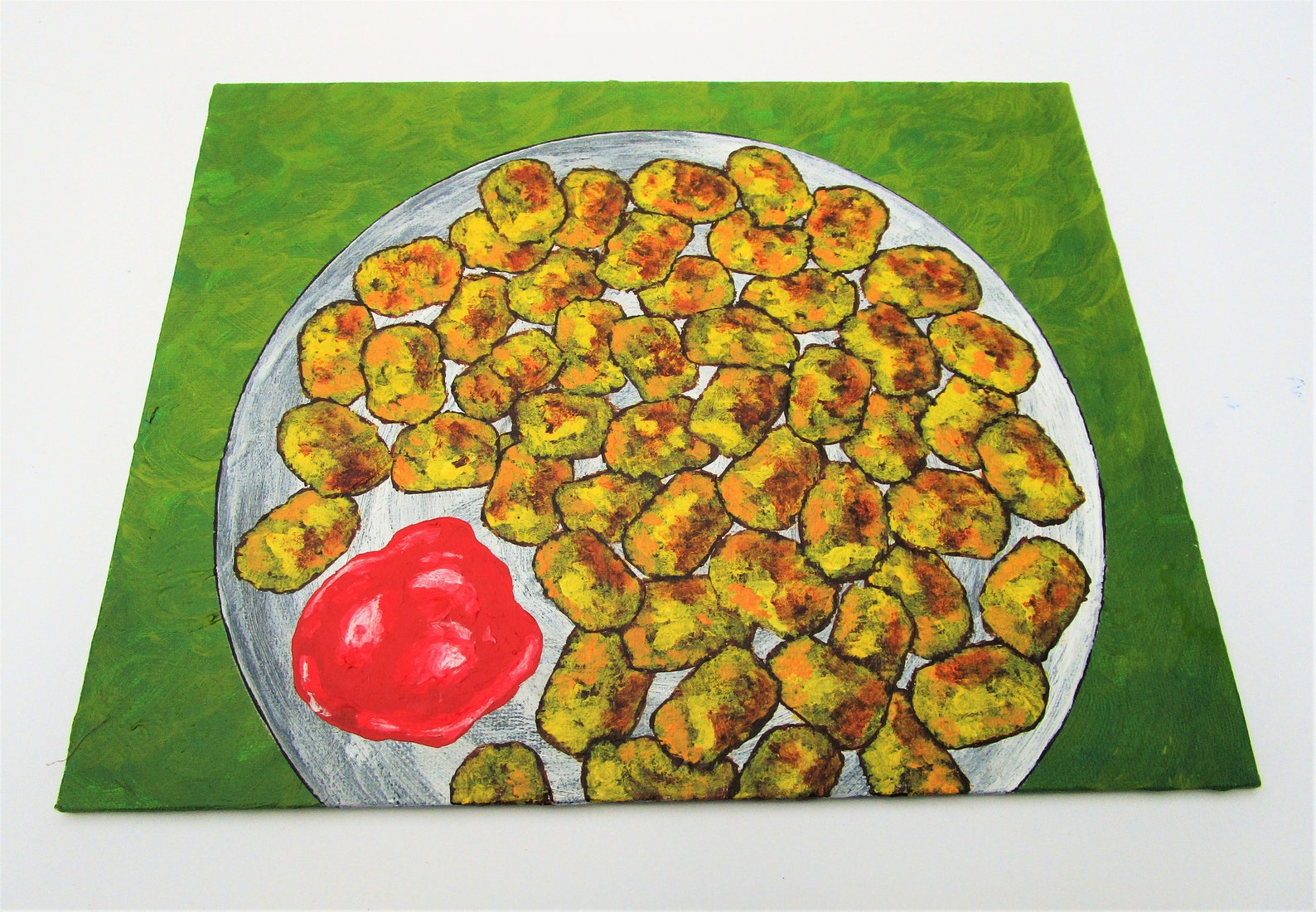 Lots of Tots ORIGINAL ACRYLIC PAINTING 8 X 10 by - Etsy