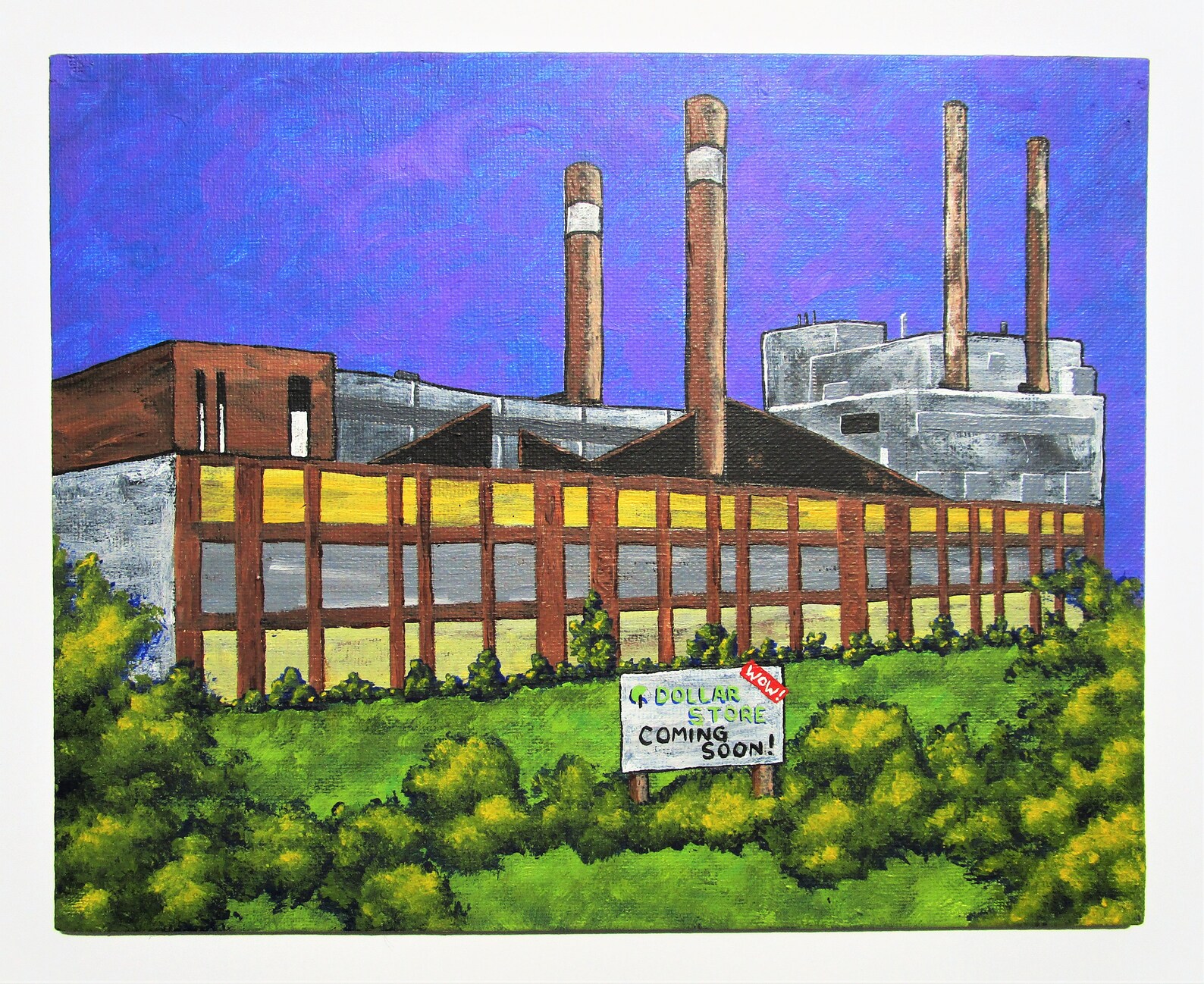 Roaring Factory ORIGINAL ACRYLIC PAINTING 8 X 10 - Etsy