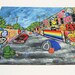 Los Angeles Alley (ORIGINAL ACRYLIC PAINTING) 8" X 10" by Mike Kraus ...