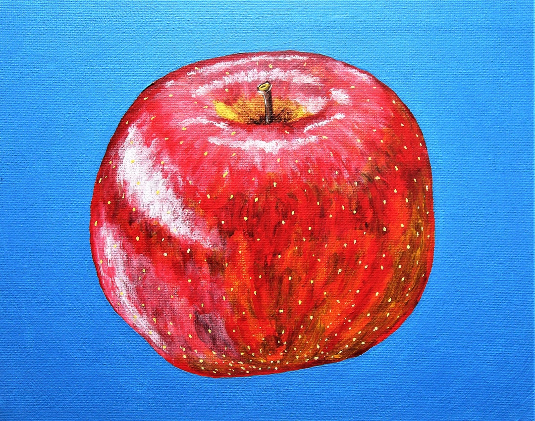 Fuji Apple (ORIGINAL DIGITAL DOWNLOAD) by Mike Kraus - Red Blue Art ...