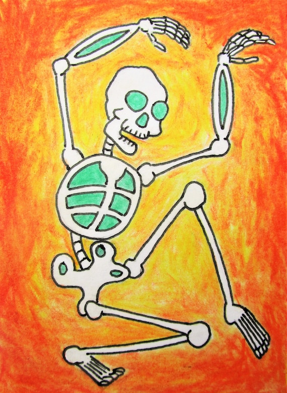 Skeleton Dance 498 ARTIST TRADING CARDS 2.5 X - Etsy