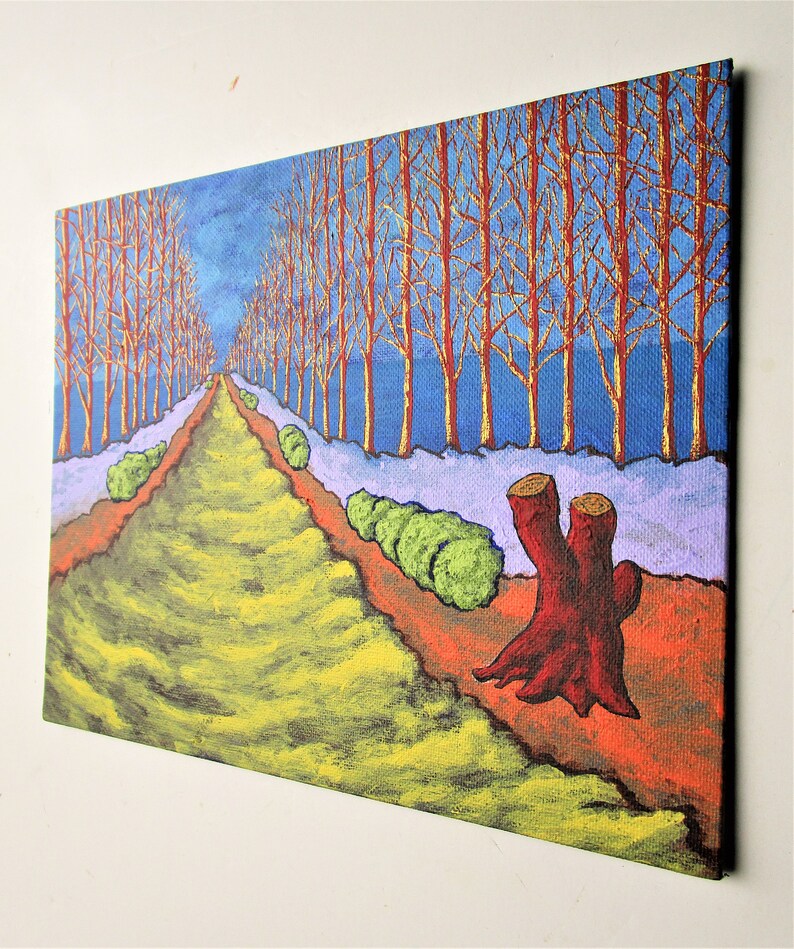 Returning to Civilization (ORIGINAL ACRYLIC PAINTING) 8" X 10" by Mike ...