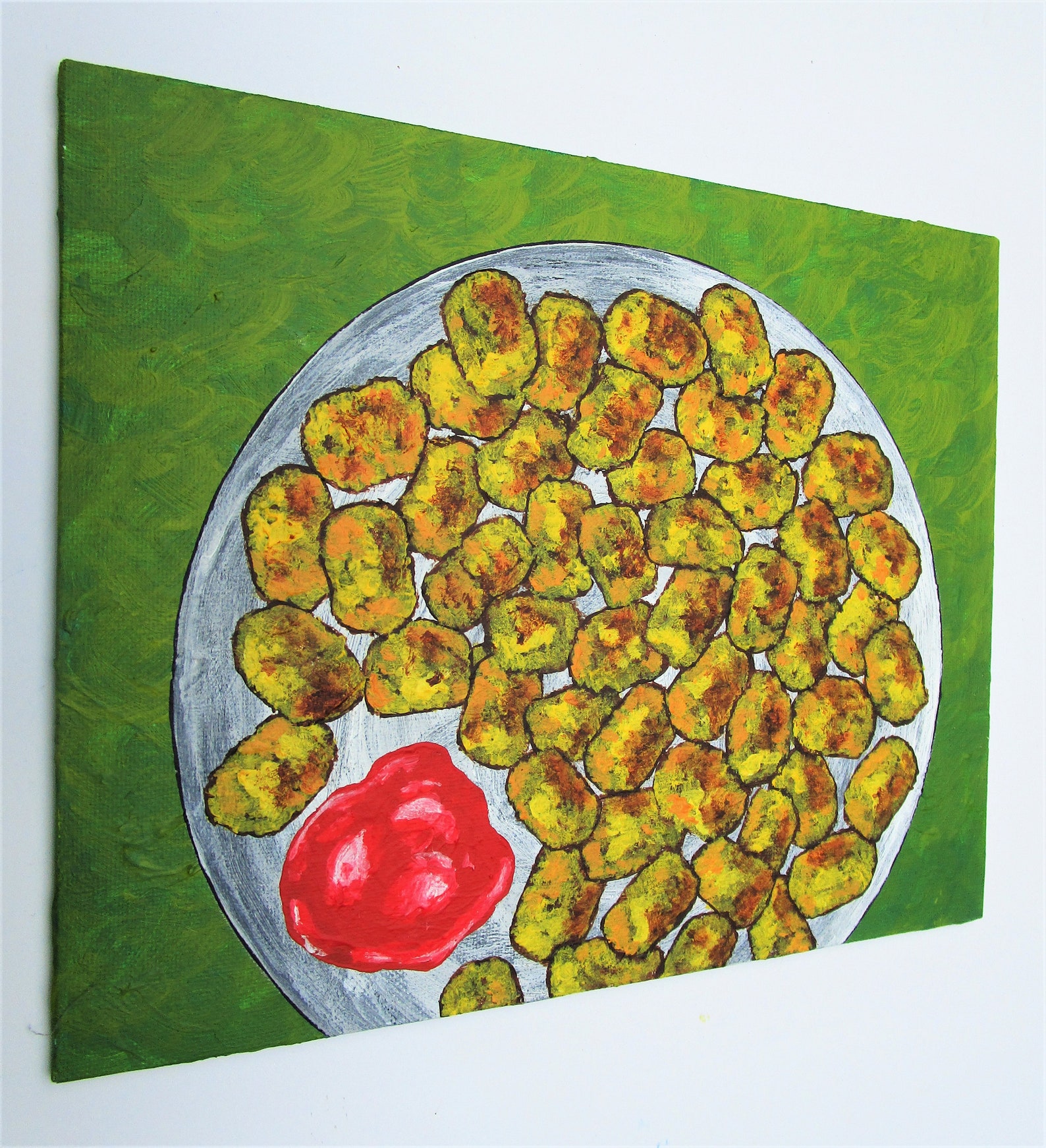 Lots of Tots (ORIGINAL ACRYLIC PAINTING) 8" X 10" by Mike Kraus - Art ...