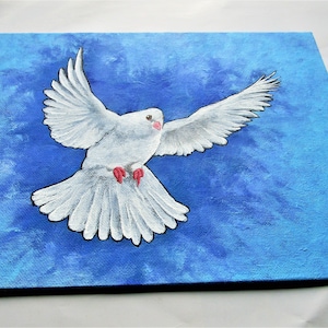 Dove (ORIGINAL ACRYLIC PAINTING) 8" X 10" by Mike Kraus- Art Birds ...