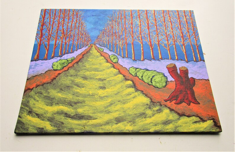 Returning to Civilization (ORIGINAL ACRYLIC PAINTING) 8" X 10" by Mike ...