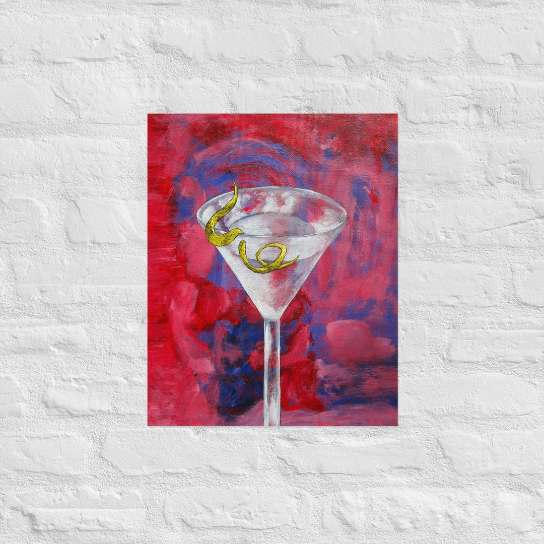 Jazz Martini (POSTER) by Mike Kraus - Art Drinks Beverages Alcohol ...