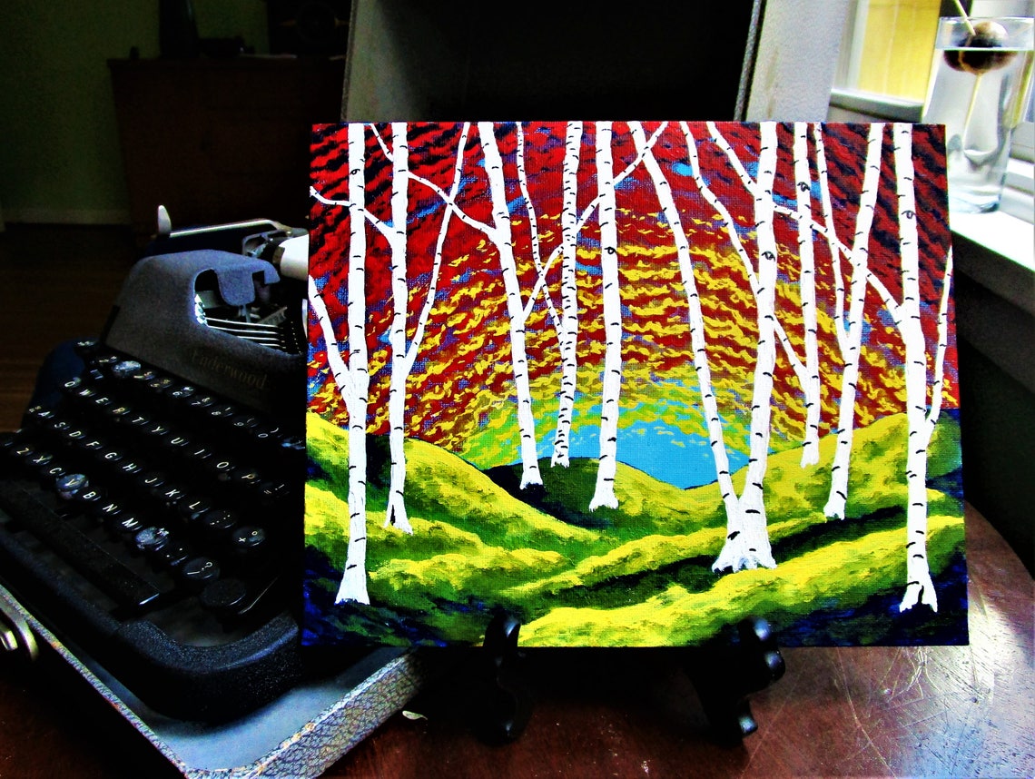 Vision Quest XLI original Acrylic Painting 8 X - Etsy