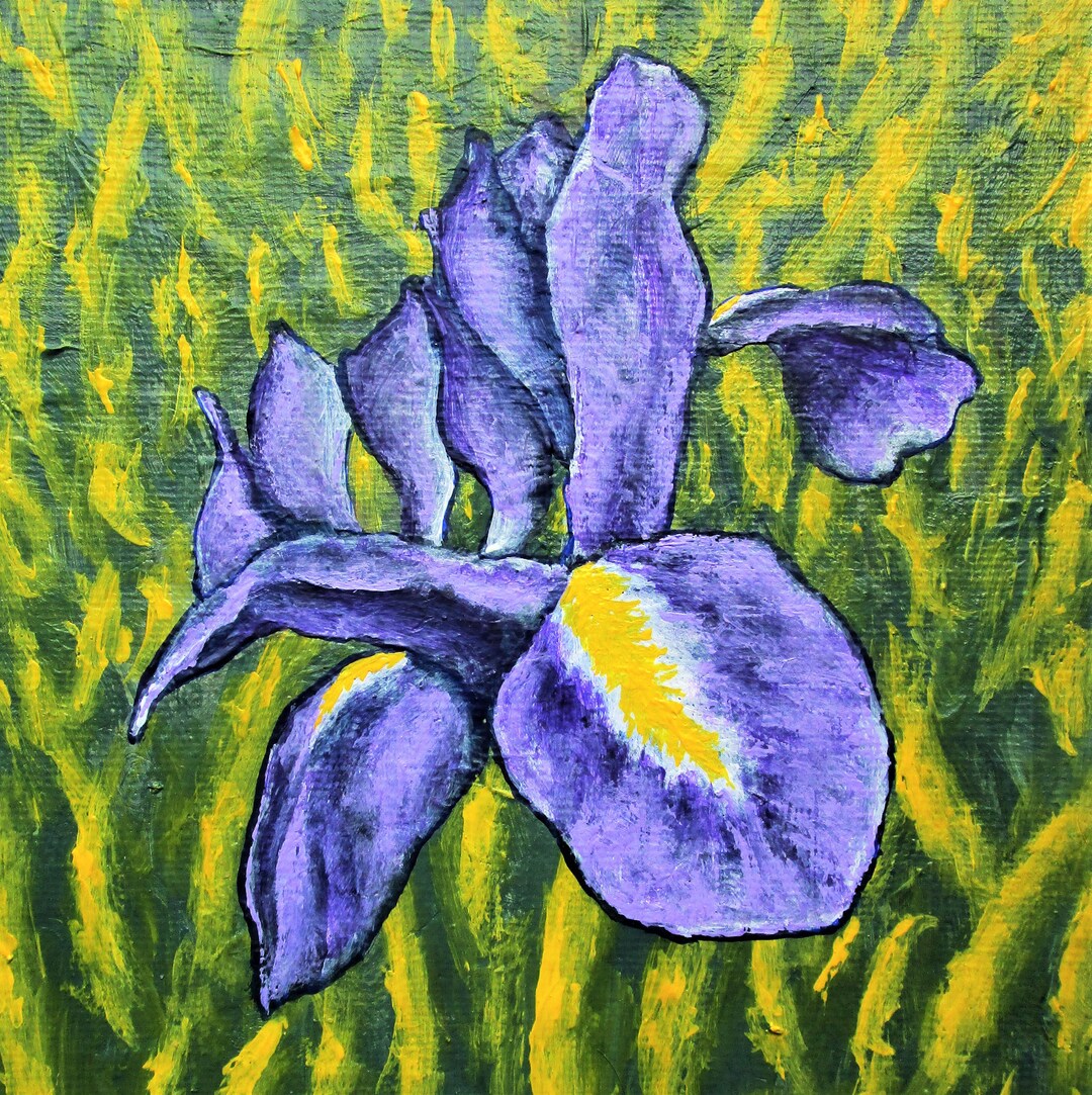 Purple Iris (ORIGINAL DIGITAL DOWNLOAD) by Mike Kraus - Art Flowers ...