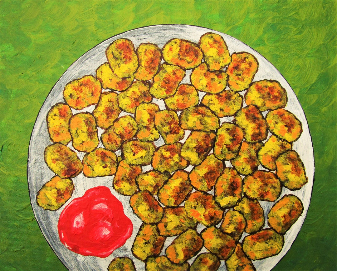Lots of Tots (ORIGINAL ACRYLIC PAINTING) 8" X 10" by Mike Kraus - Art ...