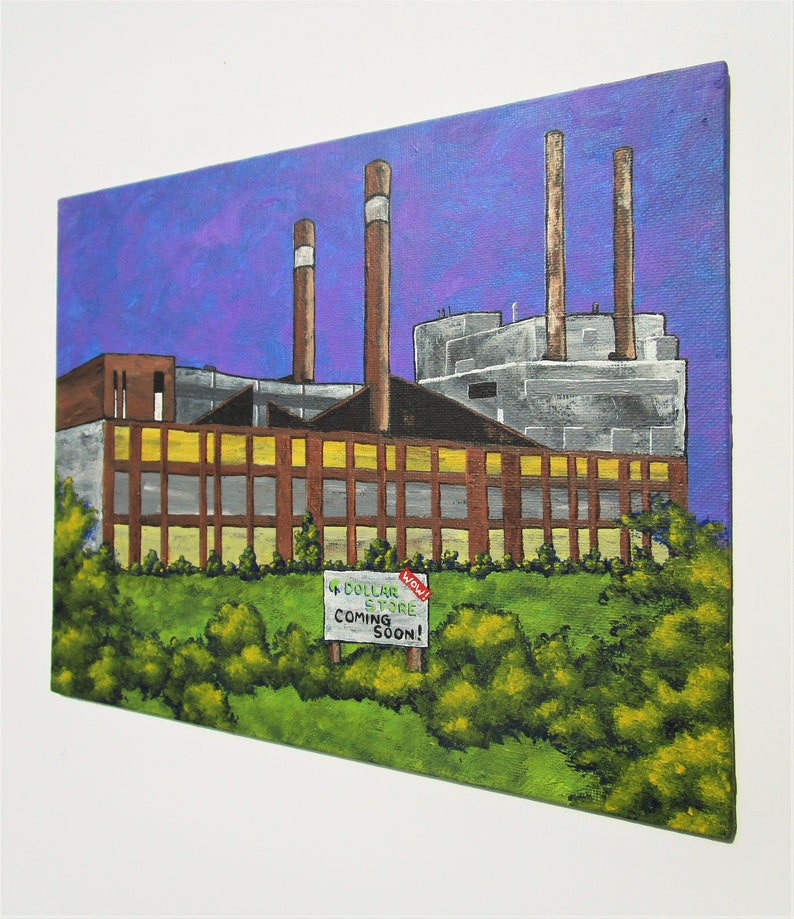 Roaring Factory ORIGINAL ACRYLIC PAINTING 8 X 10 - Etsy