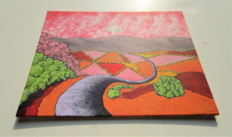 Returning to Civilization ORIGINAL ACRYLIC PAINTING 8 | Etsy
