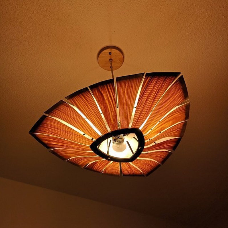 Ceiling Lamp Triangle - Etsy