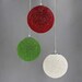 Three PCS Colorful Rope Sphere Pendant lights-Ball | Etsy
