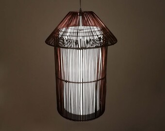 Handmade Kinds of Natural Materials Lighting by VIWEI on Etsy