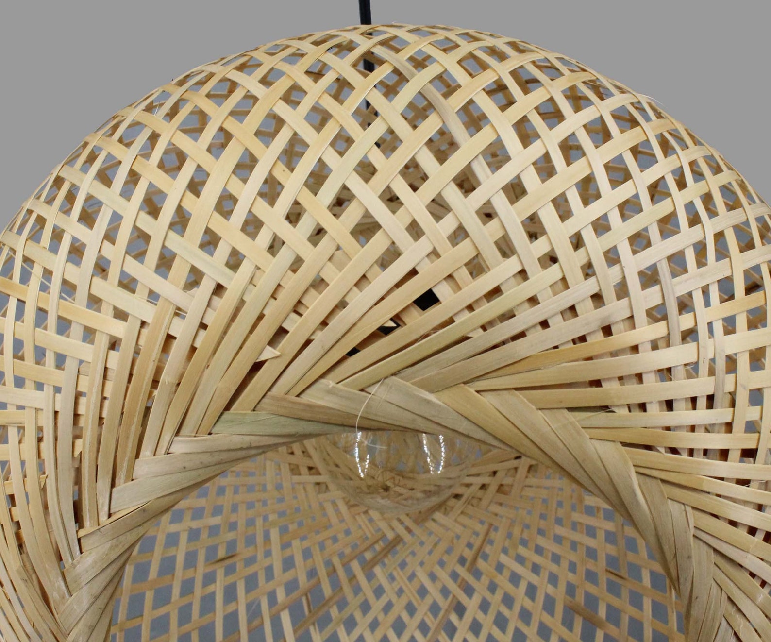 Ellipse-shaped Natural Bamboo Pendant Light Hanging Lamps | Etsy