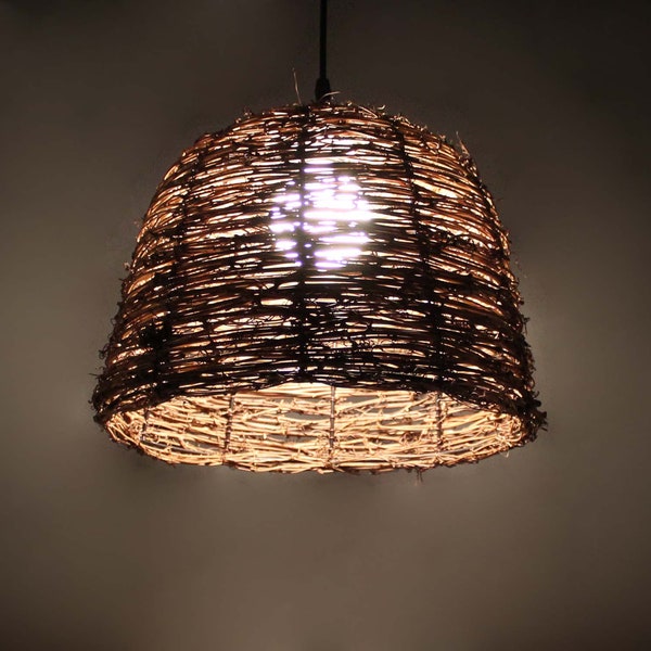 Rustic Pendant Light - Etsy