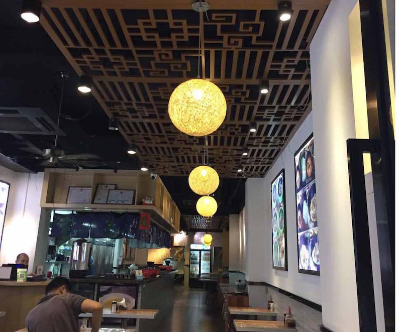 Handwoven Paper Rope Pendant Light: Spherical Chandelier - Etsy