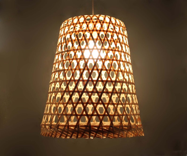 Natural Bamboo Pendant Lights Bamboo Decorative Lighting - Etsy