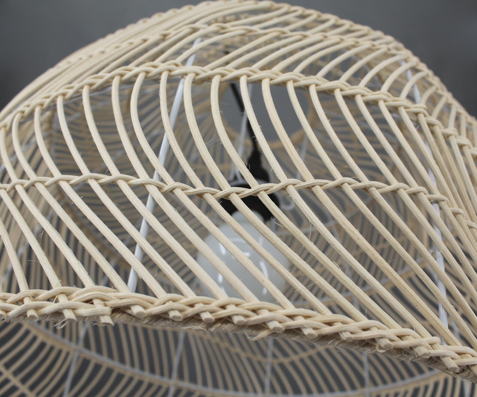 Wave-shaped Handwoven Process Rattan Pendant Light-natural | Etsy