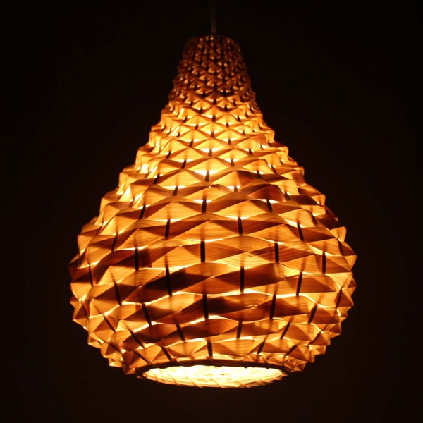 Bamboo Paper Lantern - Etsy