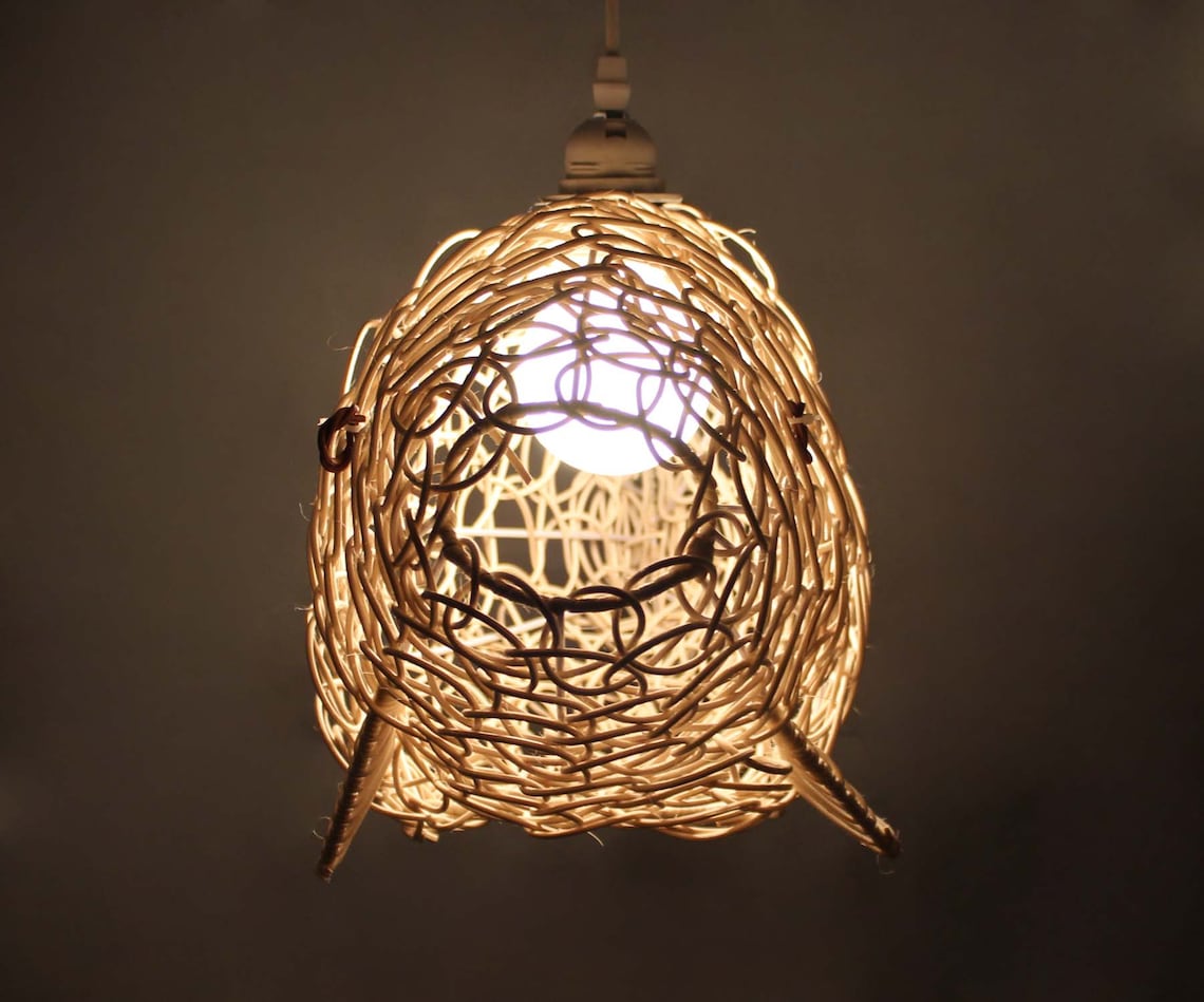 Fish Shaped Rattan Lighting Rattan Fish Pendant Lights - Etsy