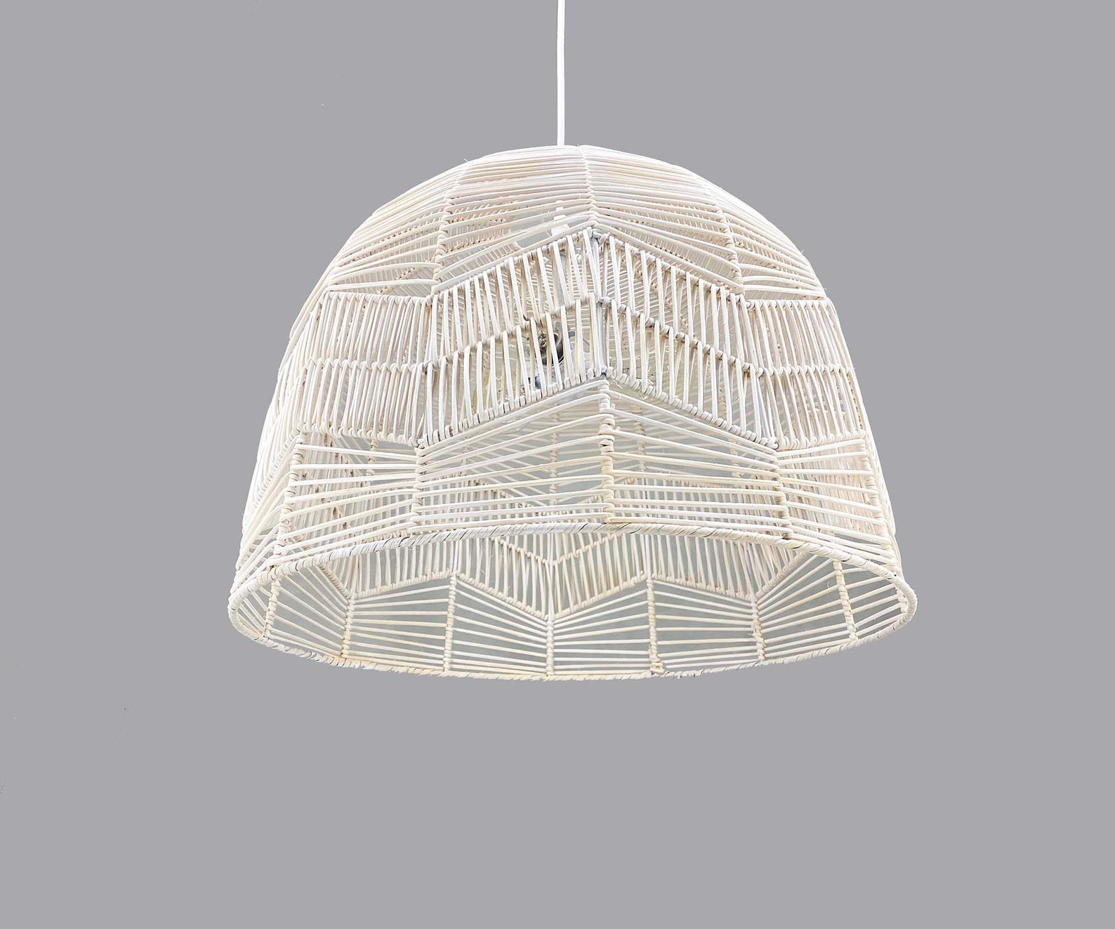Creative Rattan Dome Pendant Light Shade Diameter - Etsy