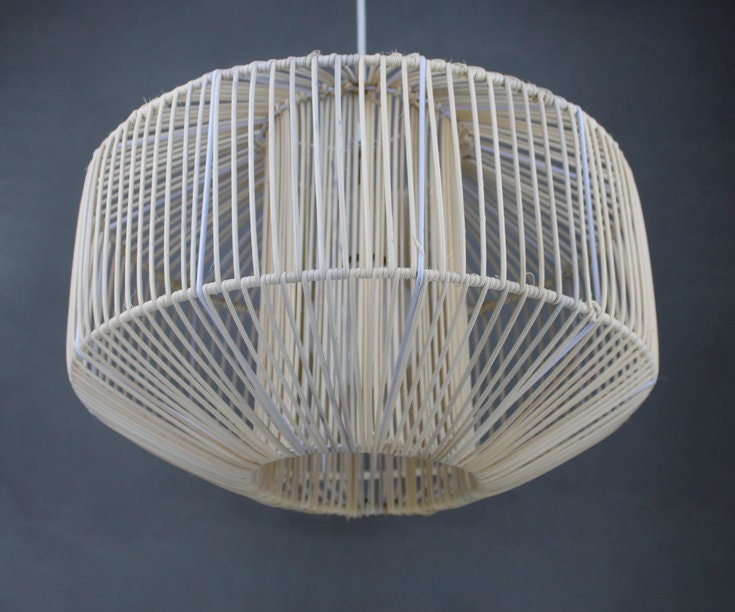 New Hand Make Rattan Pendant Lights-Rope Lighting-Rustic | Etsy