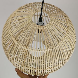 Spherical Rattan Pendant Lights Rustic Ball Lighting Rural - Etsy