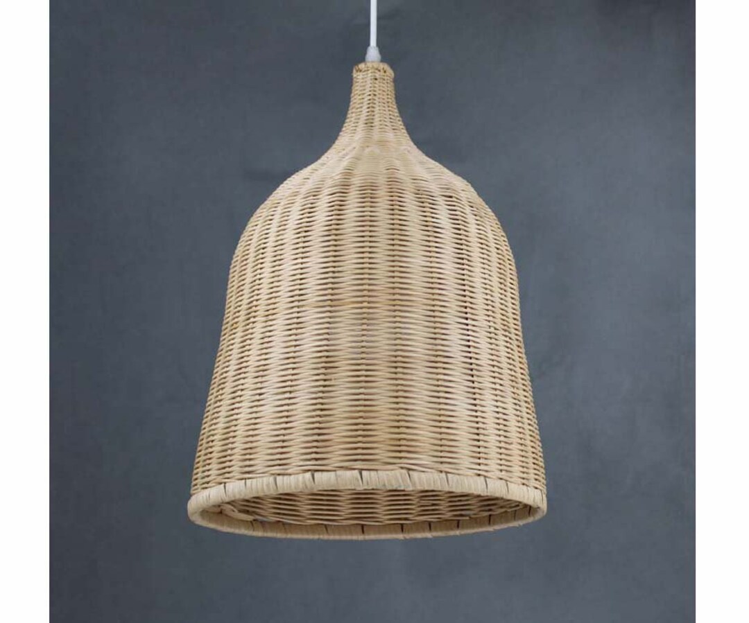 Handwoven Rattan Ceiling Light,rattan Pendant Light,hanging Light,cafe ...