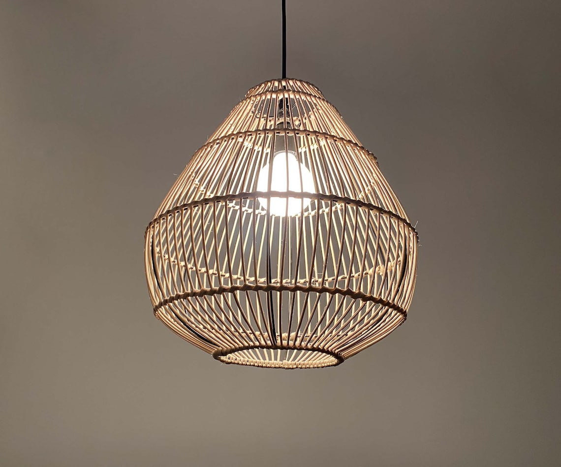 Sample Style Rattan Pendant Lights-Rattan Lampshade-Ceiling | Etsy