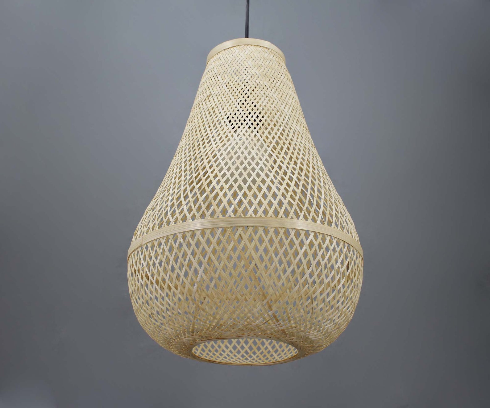 Creative Bamboo Lighting Bamboo Pendant Light Width - Etsy