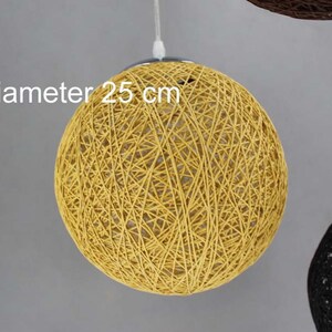 Three Rope Spheres Combined Together Chandeliers - Custom Color Pendant ...