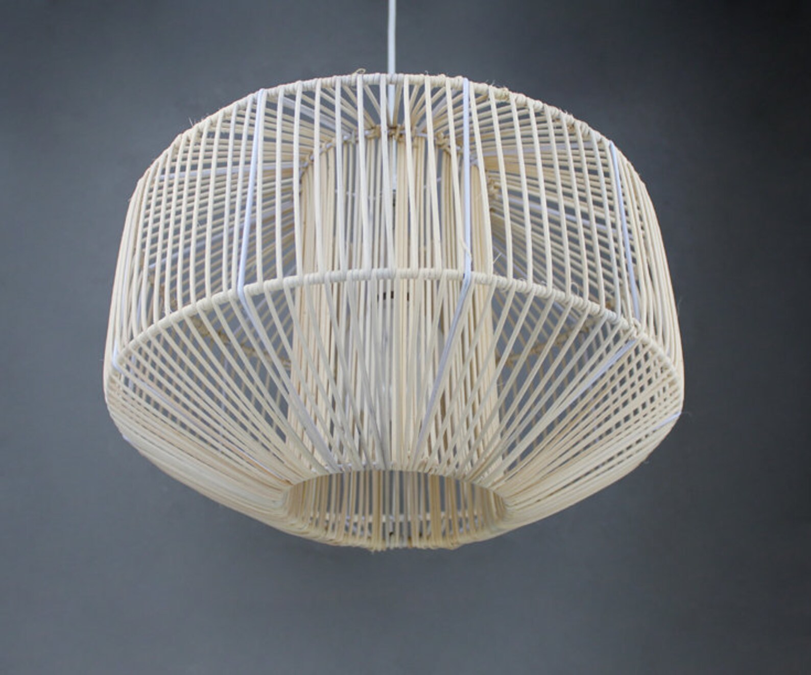 New Hand Make Rattan Pendant Lights-Rope Lighting-Rustic | Etsy