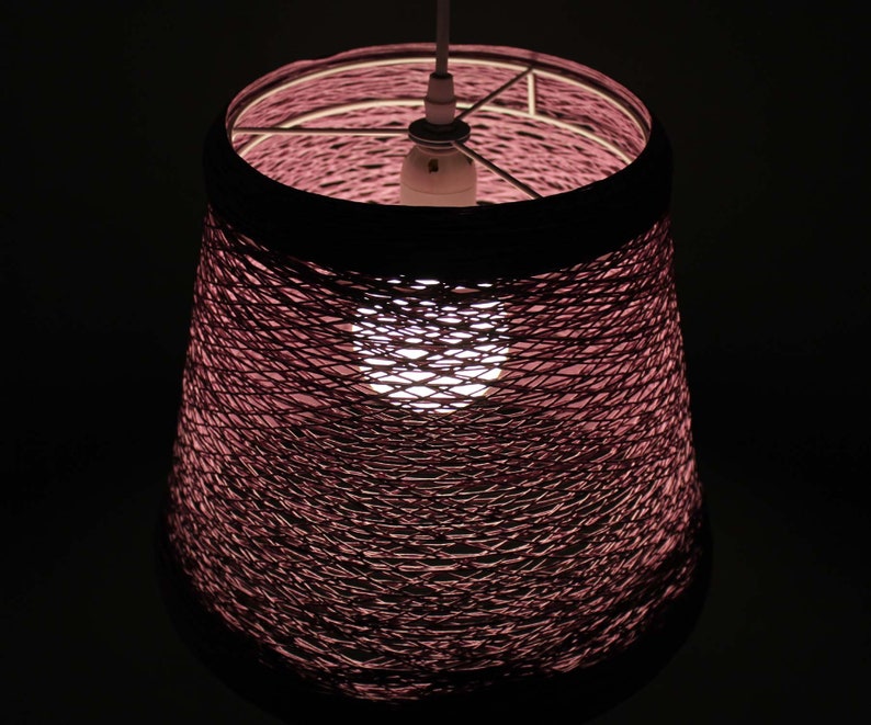 Conic Purple Pendant Light Diameter 30cm Purple Lighting - Etsy