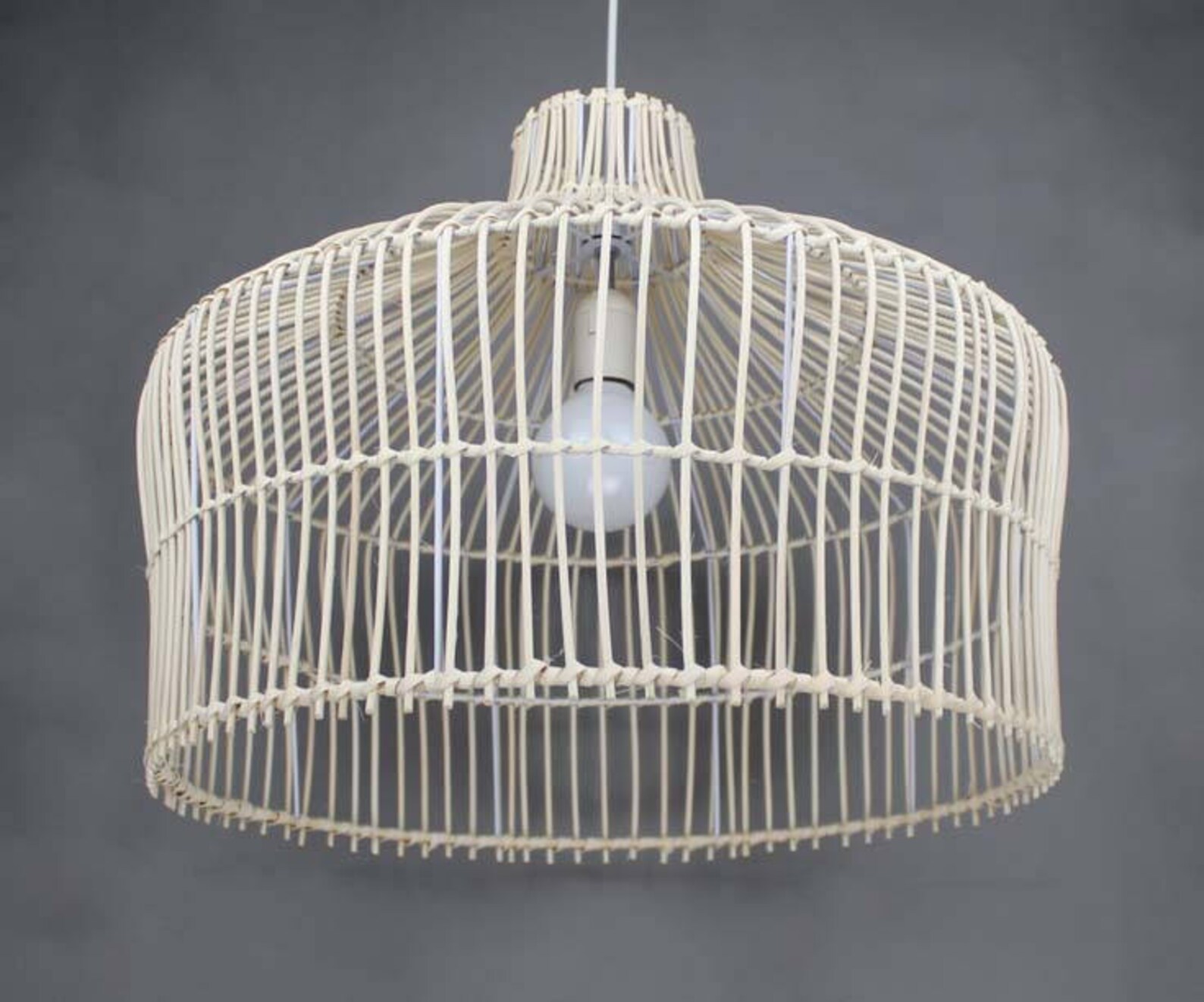 Rattan Elegant Pendant Lights-Decorative Lighting-Rustic | Etsy