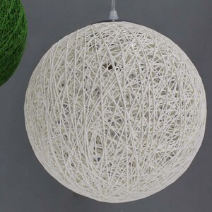 Three PCS Colorful Rope Sphere Pendant Lights-ball Chandeliers-custom ...